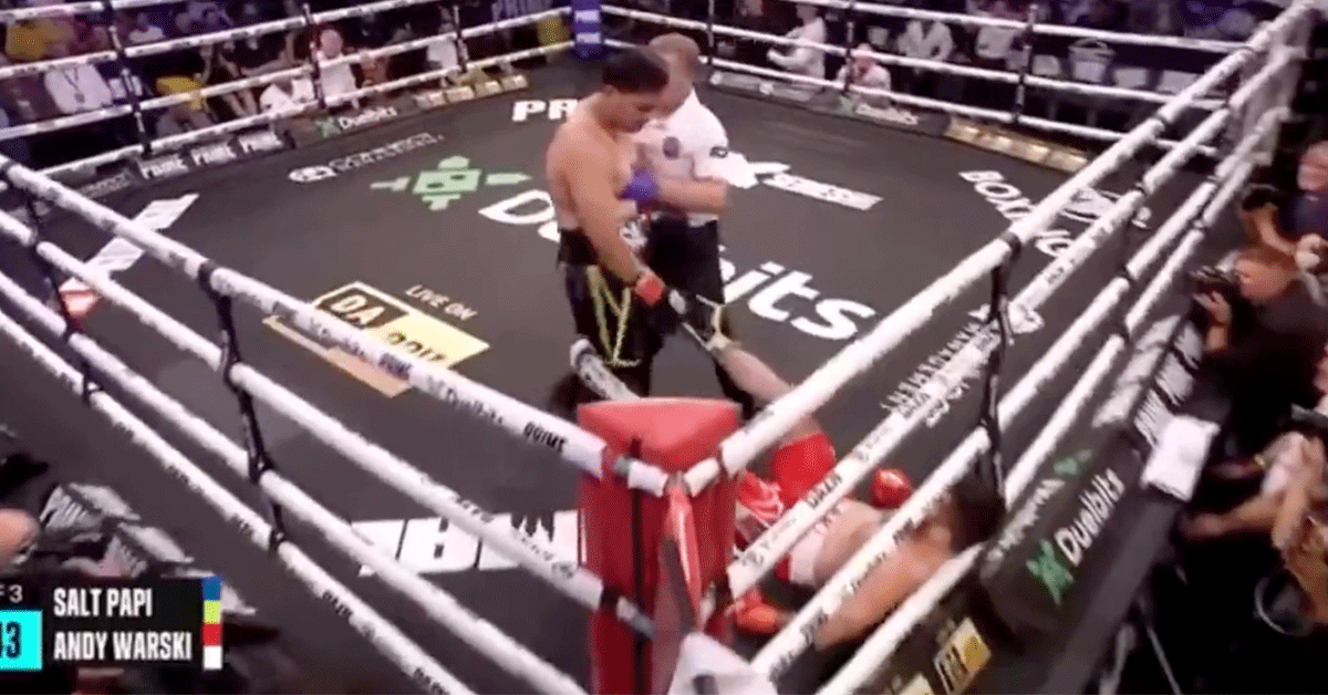 Show-steler! Salti Papi mept bij Andy Warski het licht uit (video)