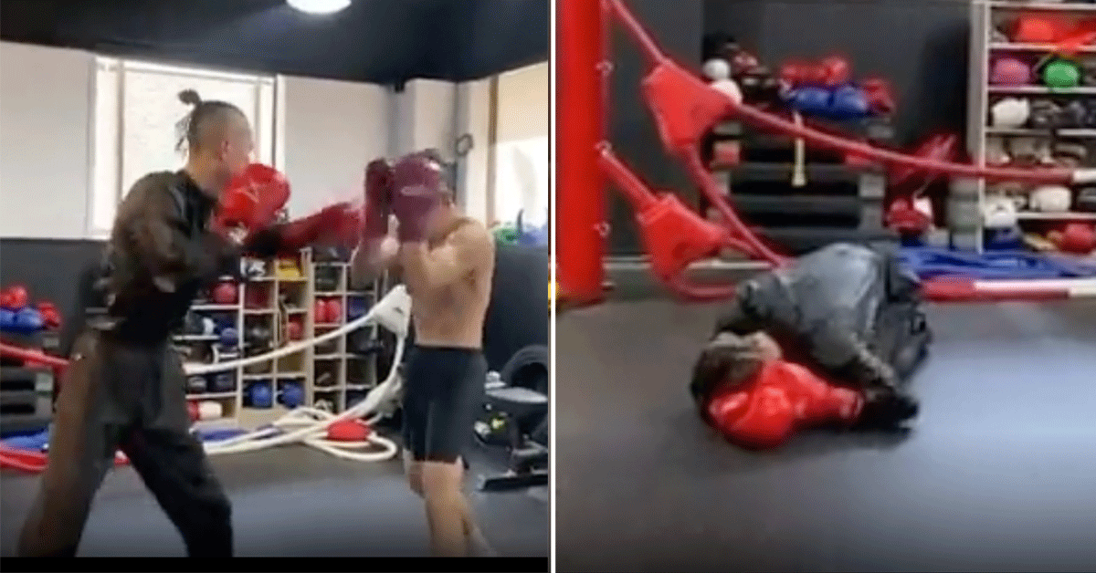 Bokser slaat uitdager 2x knock-out! 'Hij vroeg er zelf om' (video)