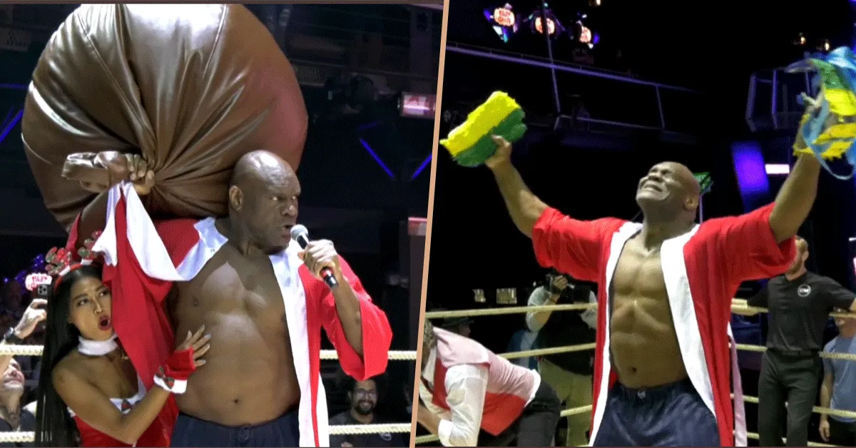 Totale gekte! Vechtegende Bob Sapp 'Sack Fight' Kampioen (video ...