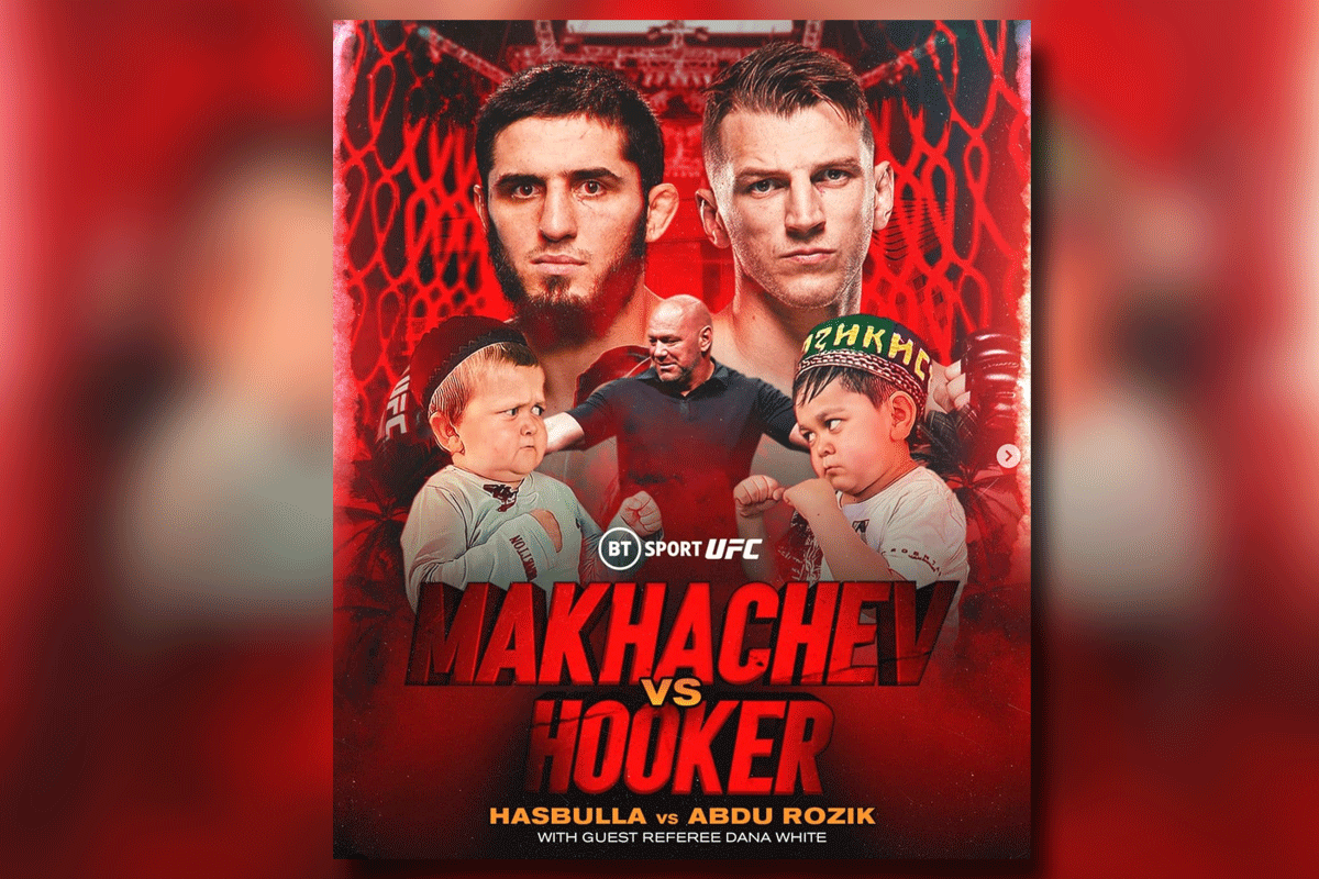 Hasbulla vs Abu Rozik tijdens UFC 267 in Abu Dhabi