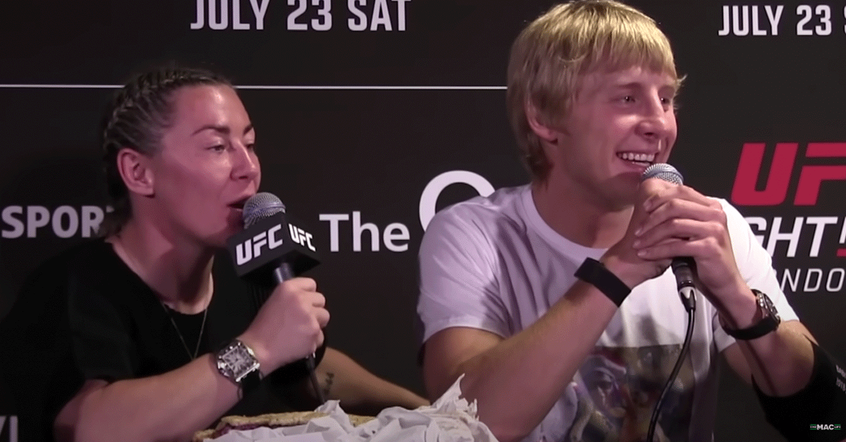 'HUH, deed ze het niet met Paddy?' MMA-fans in de war om verloving ...