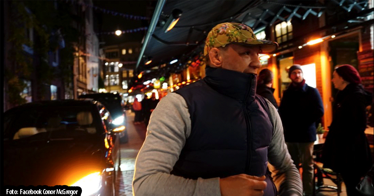 UFC-ster McGregor in Amsterdam gespot! 'Geloofde mijn ogen niet' (video)
