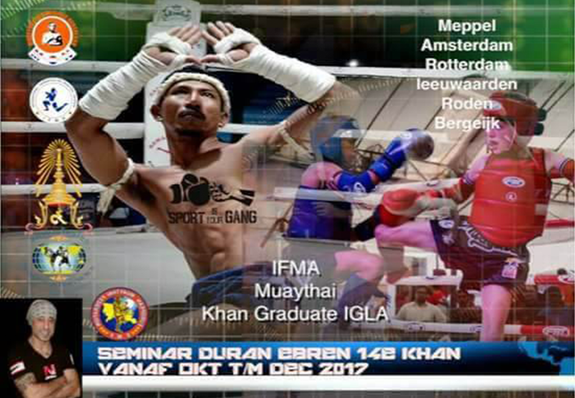 Kom naar de Muay Thai Seminars van Duran Ebren!