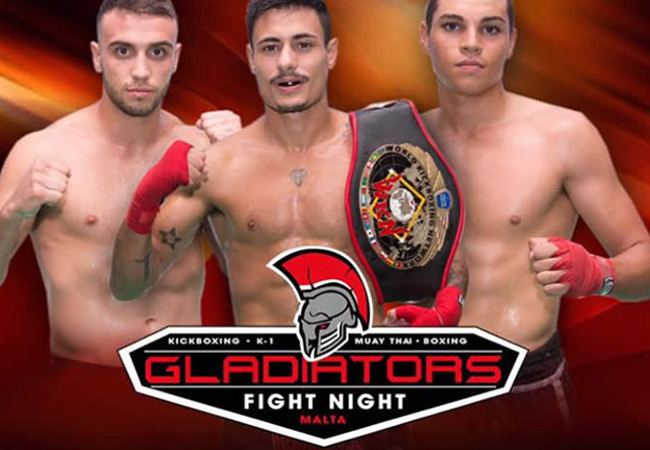 WKN KICKBOXING EUROPEES KAMPIOENSCHAP GLADIATORS FN 18 MALTA