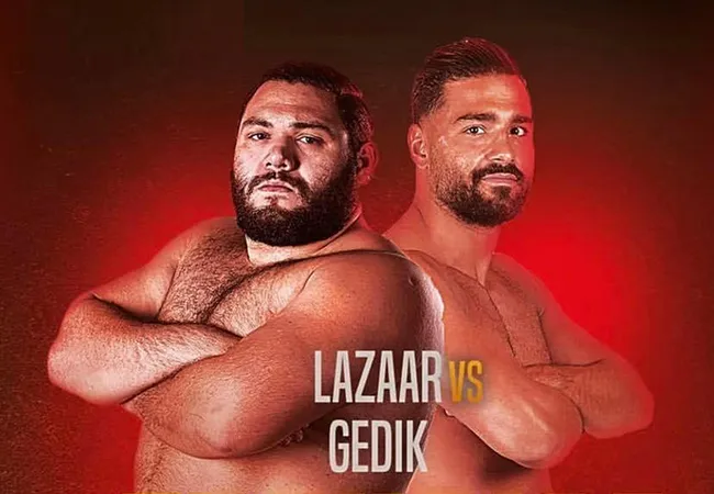 Ismael Lazaar treft Gökhan Gedik tijdens Enfusion Antwerpen ...