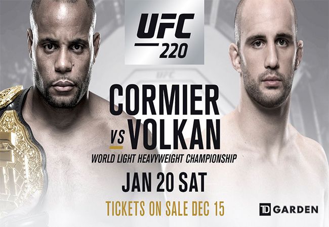 UFC 220: Daniel Cormier en Volkan Oezdemir gaan de strijd aan om de ...