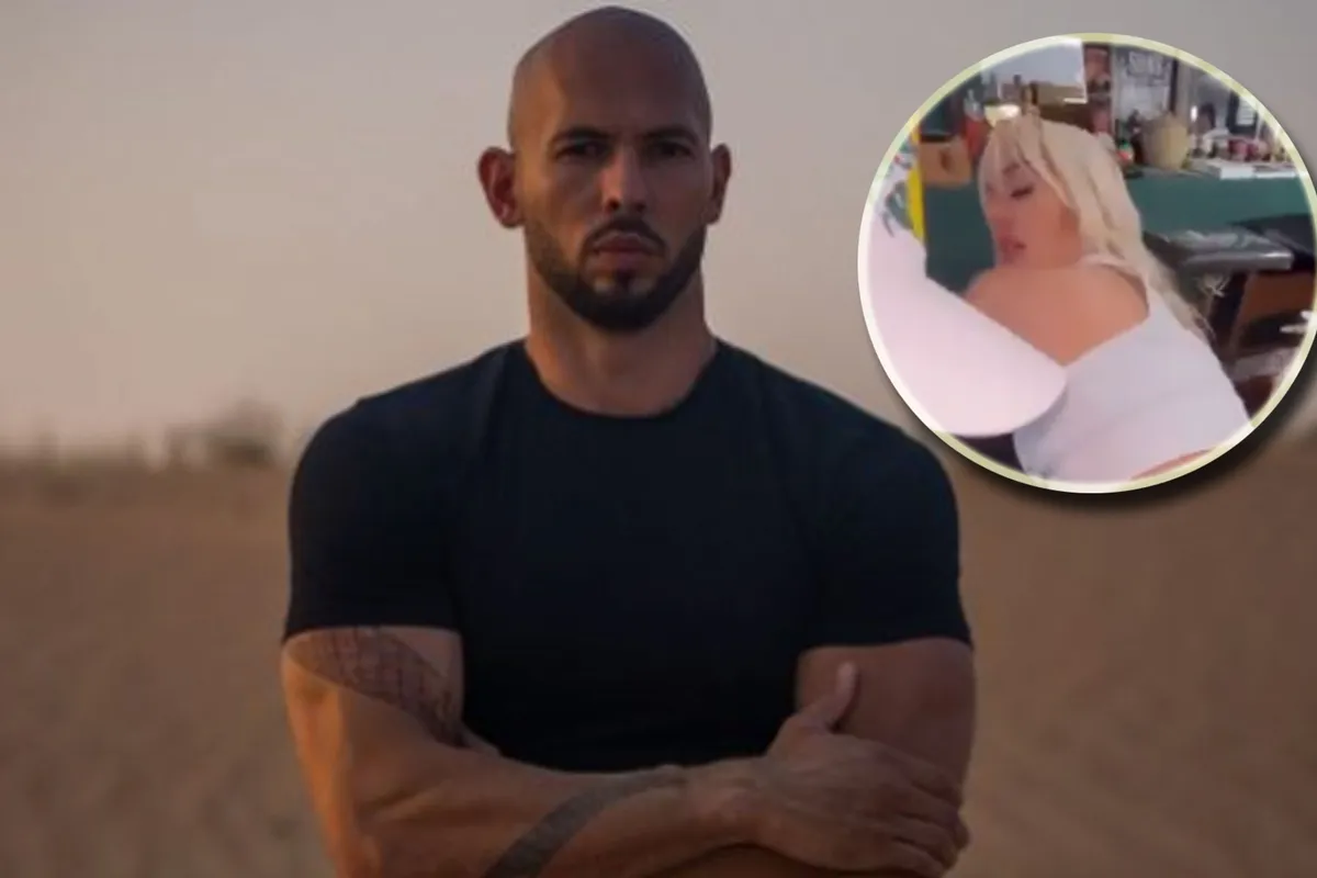 Super! Blondje laat Andrew Tate Tattoo op intiem plekje zetten | video ...