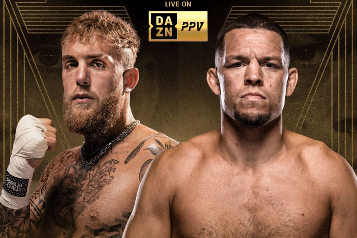 Onverwachte wending Jake Paul tegen Nate Diaz bokswedstrijd