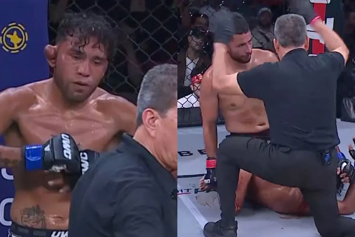 Explosie! Oor van MMA-vechter ontploft tijdens wedstrijd: 'Oh mijn God ...