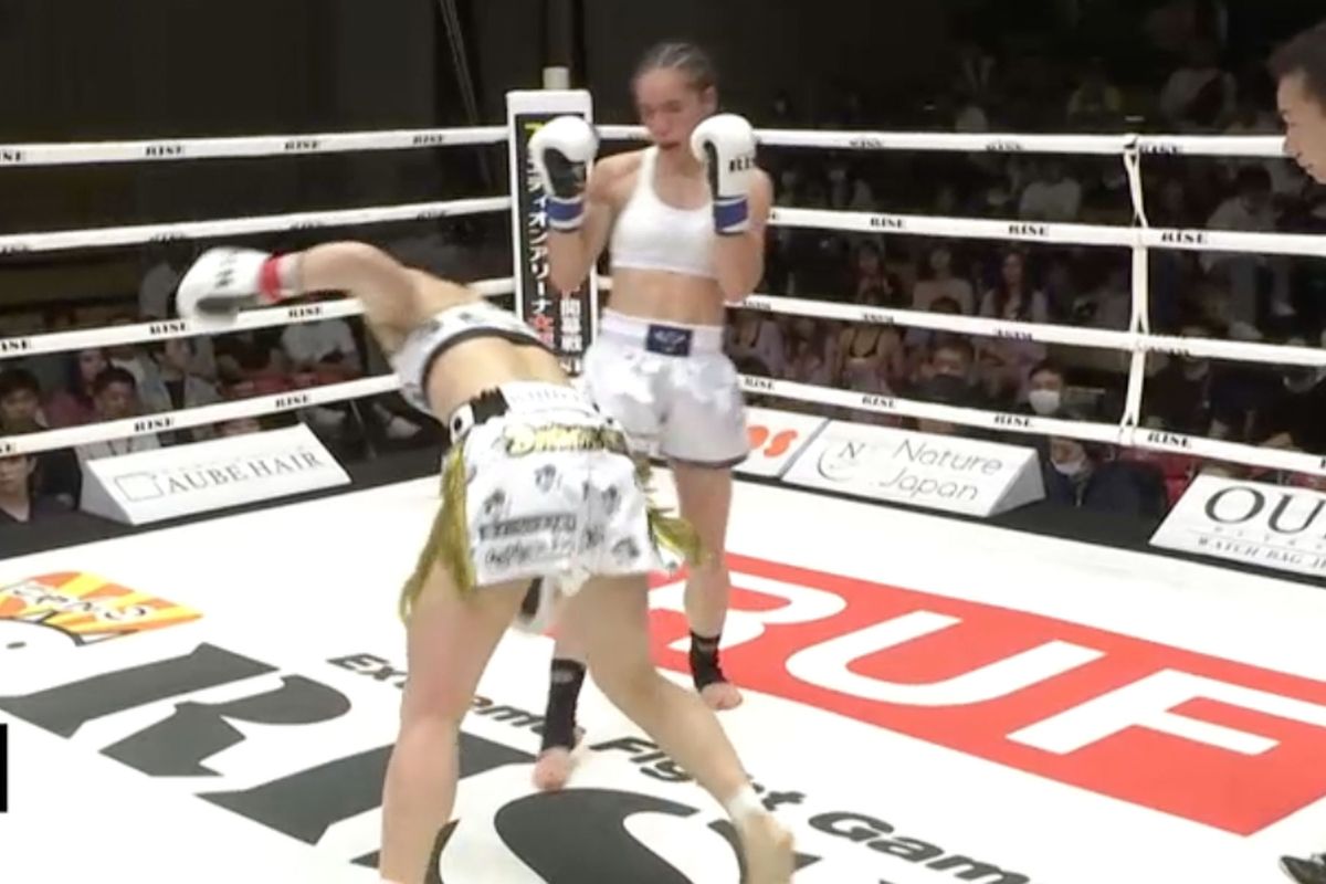 🎥 Tessa de Kom verslaat Manazo Kobayashi en claimt RISE wereldtitel ...