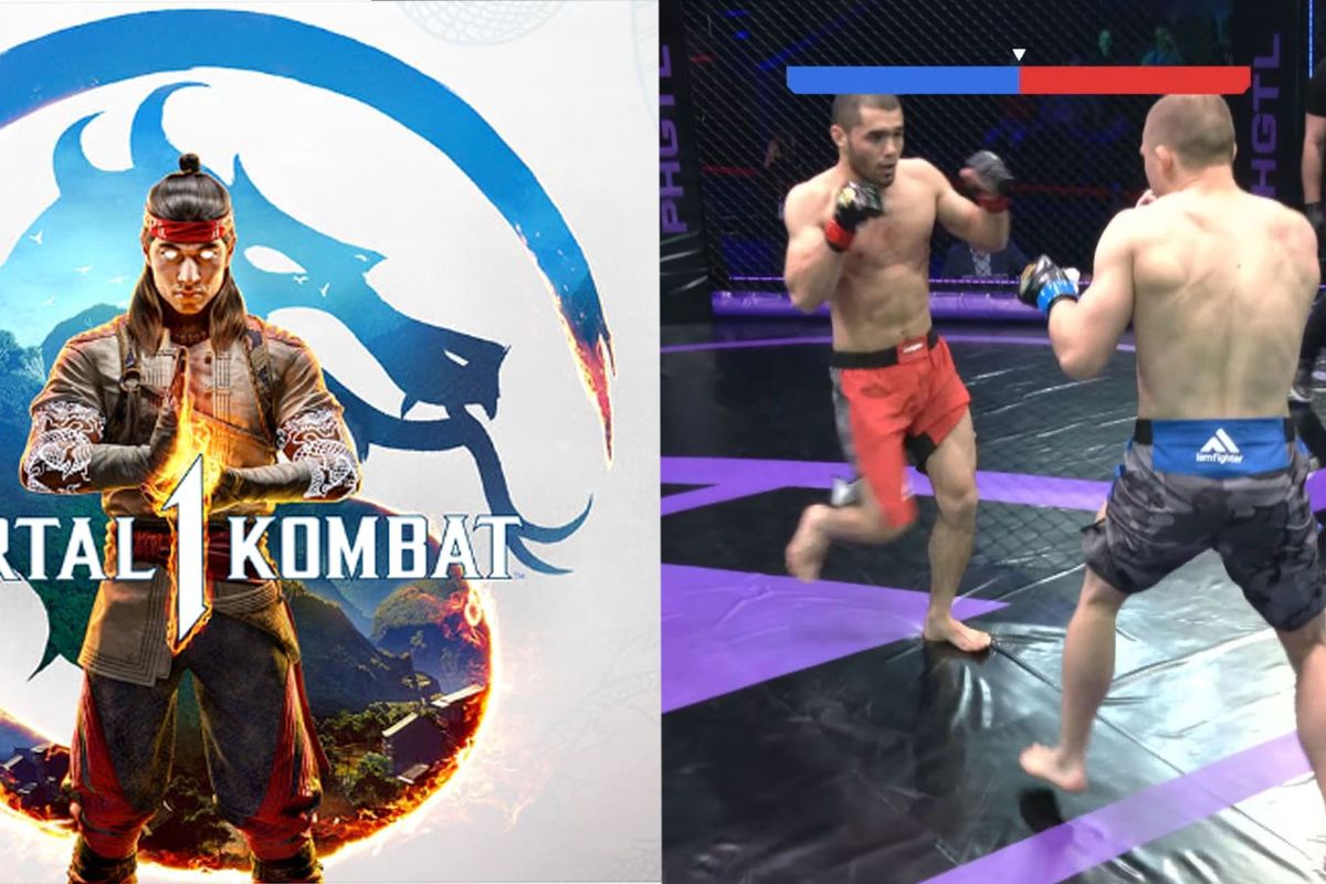 Primeur! Vechters spelen eerst Mortal Kombat voordat ze MMA-gevecht aangaan