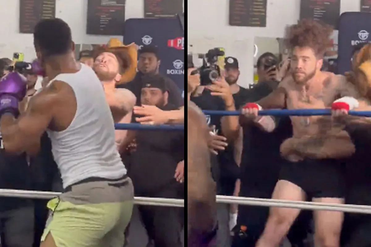 'Stuur die loser weg! Jake Paul's sparringpartner slaat lastpak tegen ...