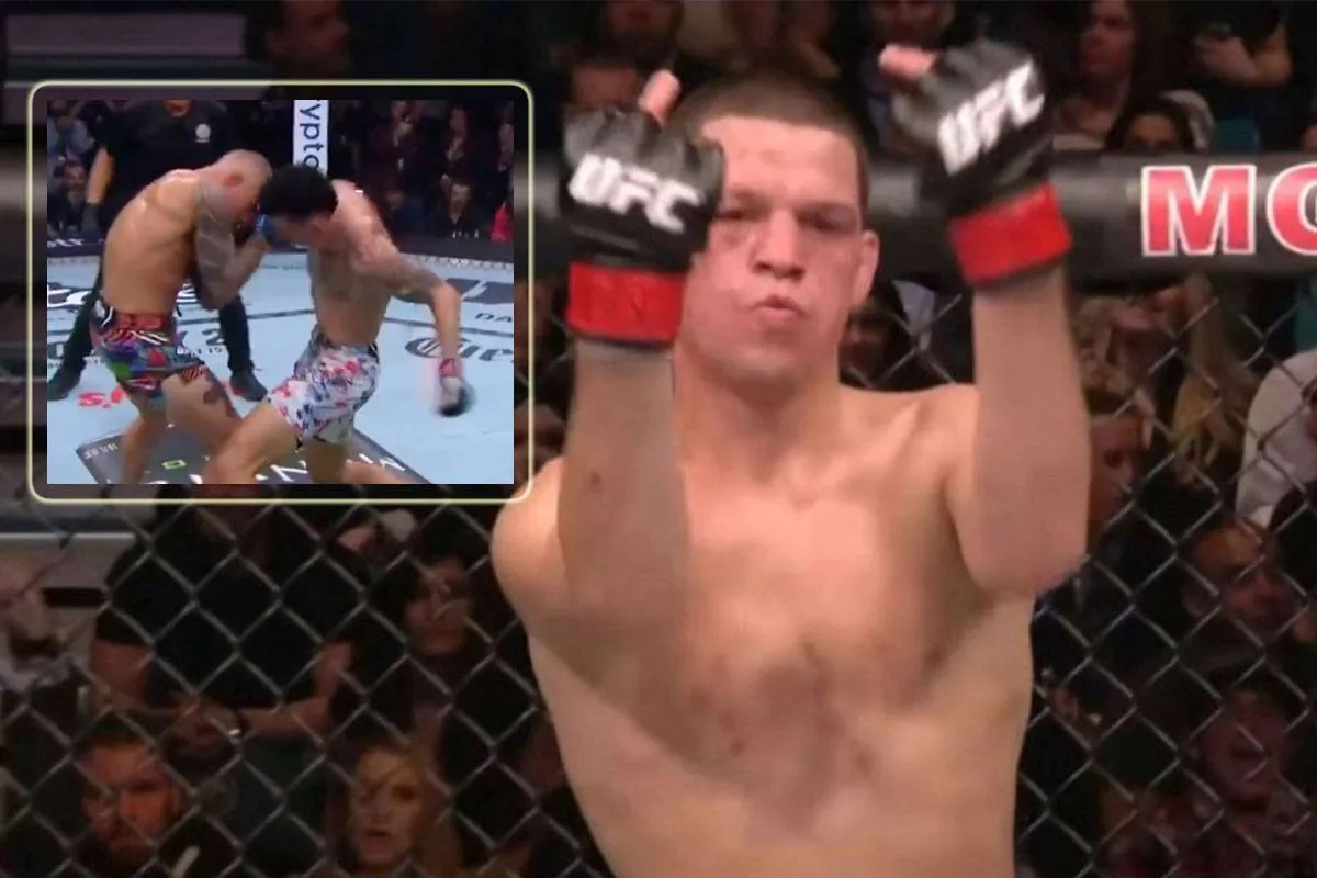 UFC Bad boy Nate Diaz verpest eerbetoon aan afzwaaiende legende Poirier ...