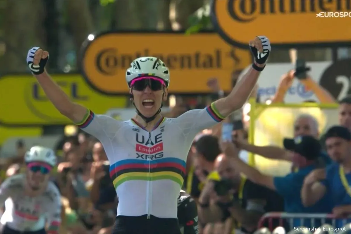 Tadej Pogacar reaches special milestone: "Very nice, especially after a ...