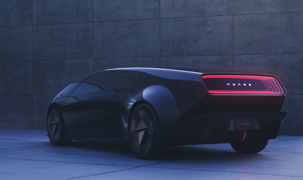 Honda toont futuristische 'elektrische wagens van de toekomst' die al ...