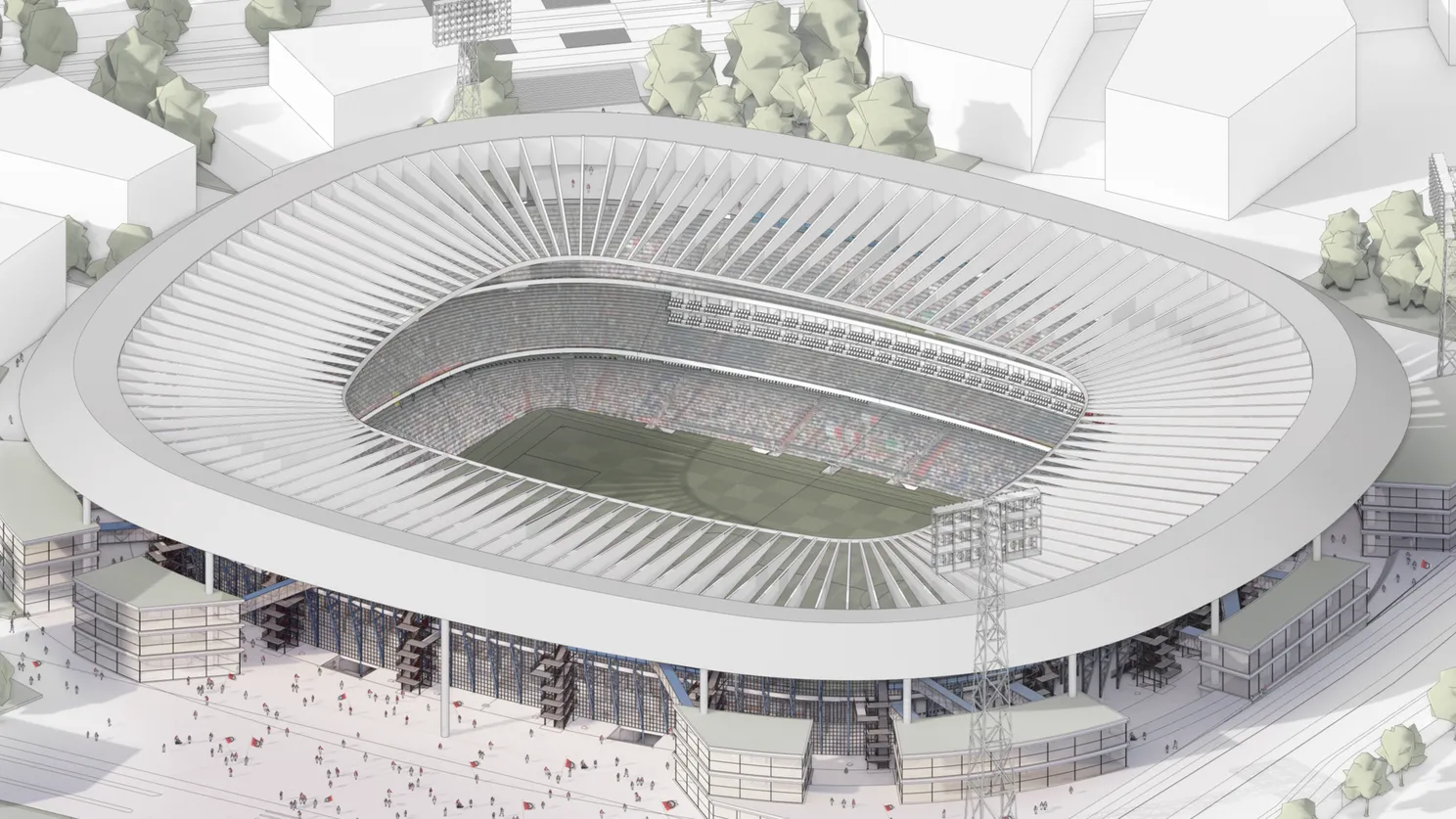 Foto-overzicht: dit is de beoogde nieuwe uitstraling van De Kuip | FR12.nl