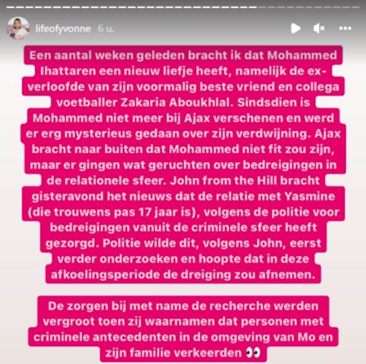 'Bedreigde' Mohamed Ihattaren terug bij Ajax | LOESOE