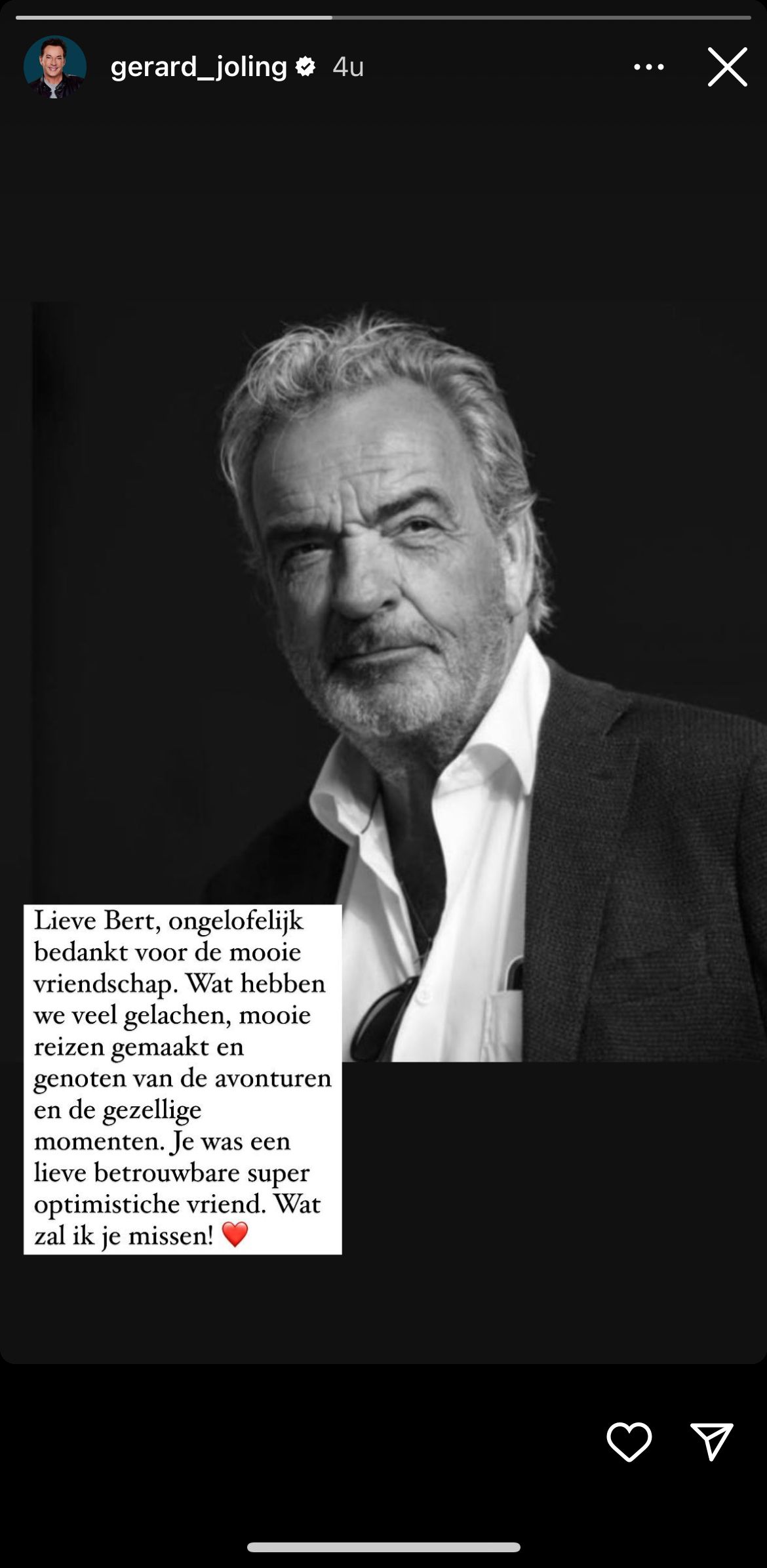 Gerard Joling deelt hartverscheurend bericht op Instagram | LOESOE