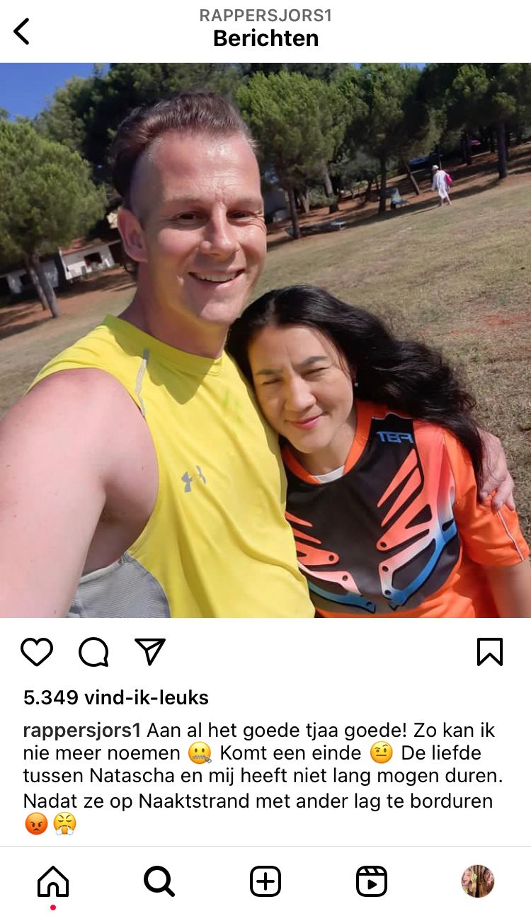 Rapper Sjors weer vrijgezel, vriendin lag met een ander te borduren ...