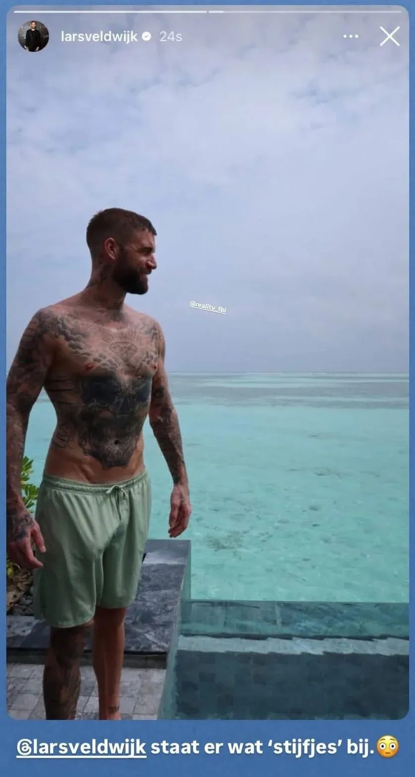 Lars Veldwijk schrikt zich rot en verwijdert foto waarop zijn 'heer' te ...