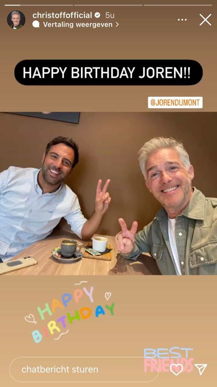 Zanger Christoff heeft duidelijke boodschap voor goede vriend Joren uit ...