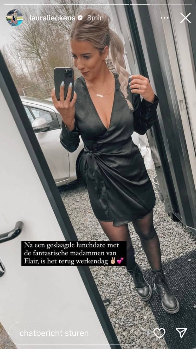 Laura Lieckens uit 'Blind Getrouwd' laat wel heel diep in haar volle ...