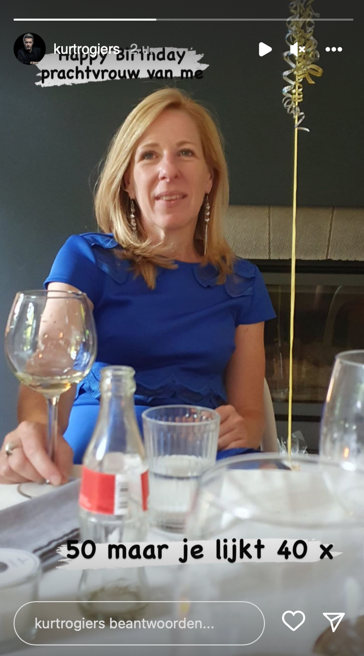 Kürt Rogiers deelt prachtige boodschap voor zijn vrouw Els ...