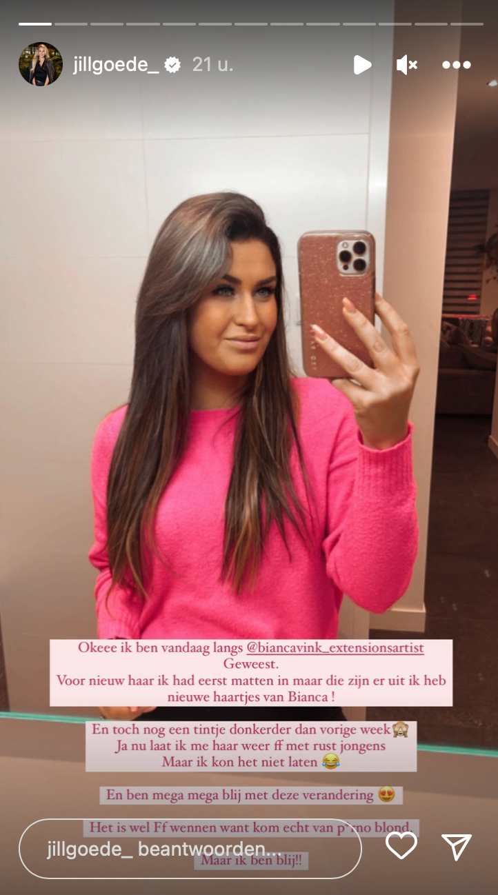 Jill Goede uit 'Big Brother' gaat voor compleet nieuwe look maar krijgt ...