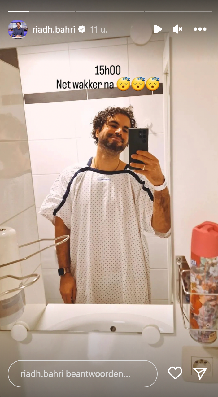 VRT-nieuwsanker Riadh Bahri (34) opgenomen in het ziekenhuis ...