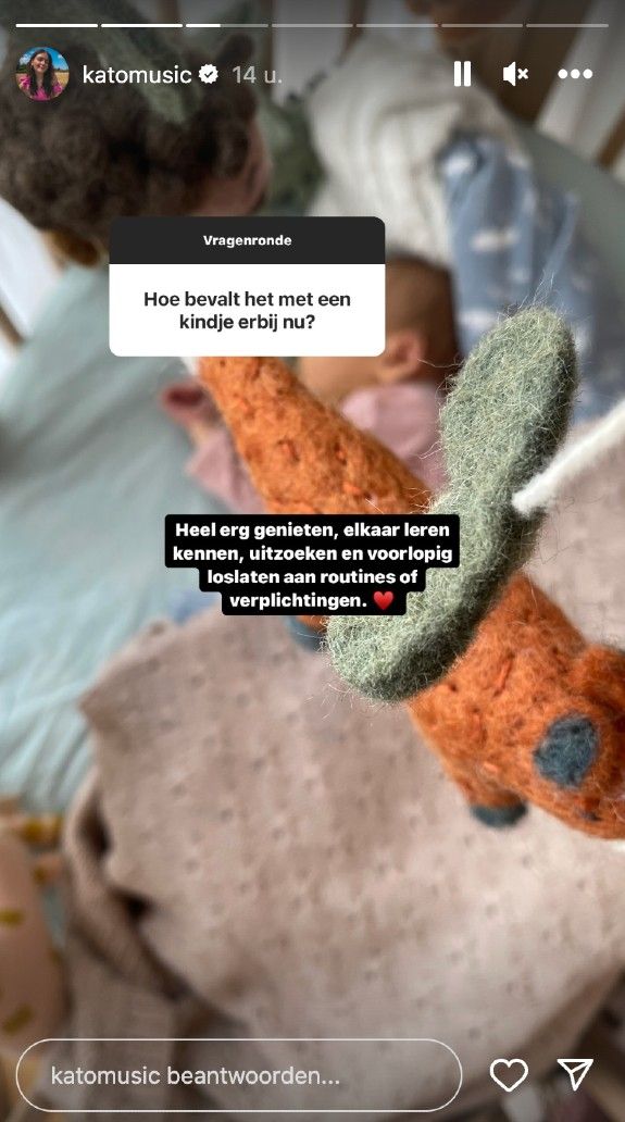 Kato Callebaut van The Starlings eerlijk over het moederschap: zo ... Kato Callebaut van The Starlings eerlijk over het moederschap: zo ...