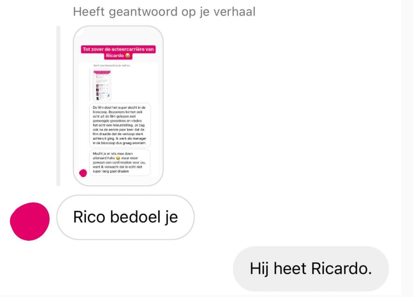 Yvonne Coldeweijer maakt echte naam van Rico Verhoeven bekend Yvonne Coldeweijer maakt echte naam van Rico Verhoeven bekend