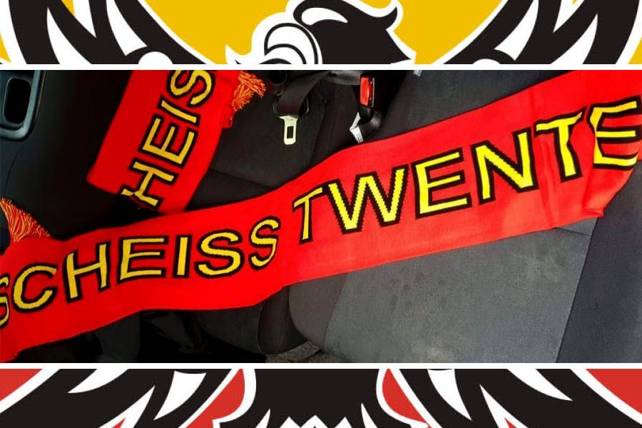 Foto: Eagles-supporters komen met nieuwe Anti-Twente sjaal