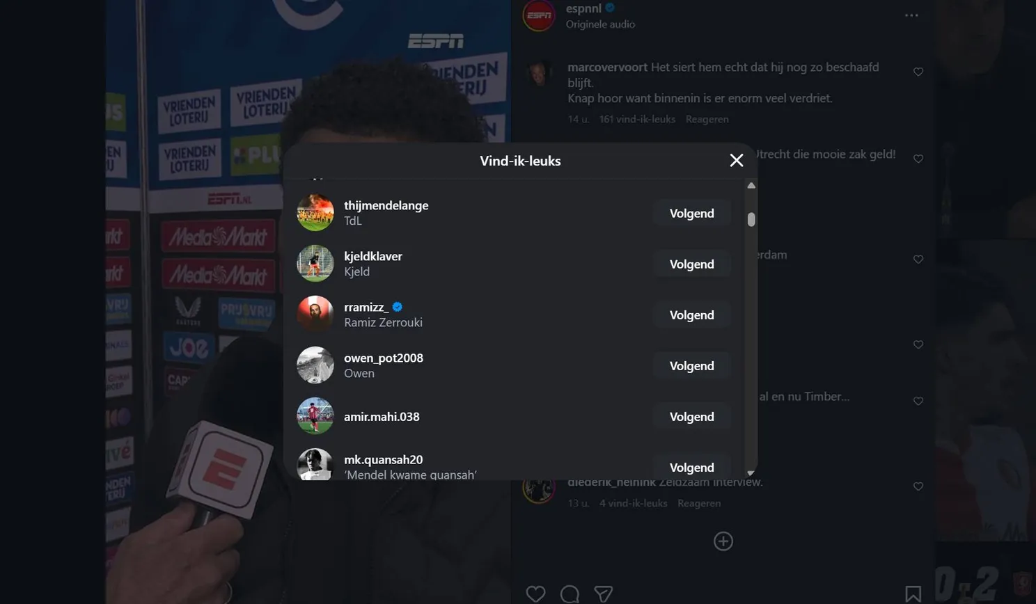 Opvallend: Zerrouki steunt Timber in clash met Feyenoord-trainer Van ...