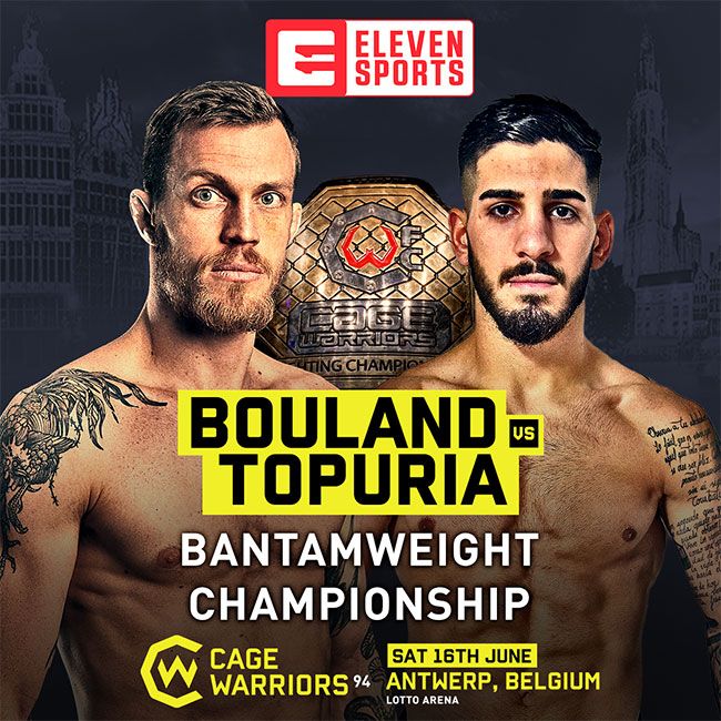 Belg Brian Bouland gaat voor wereldtitel tijdens Cage Warriors94 ...