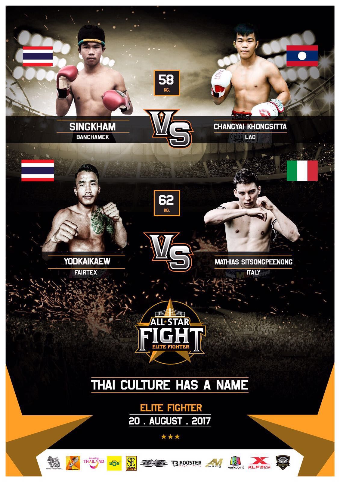All-Star Fight gelanceerd in Thailand! | Vechtsport info