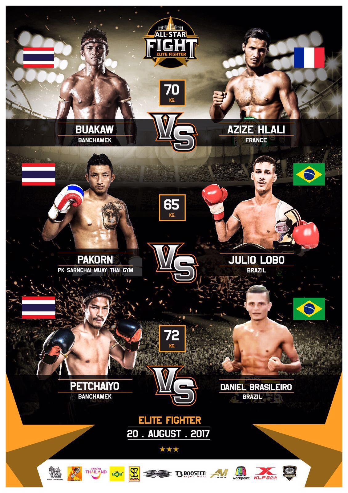 All-Star Fight gelanceerd in Thailand! | Vechtsport info