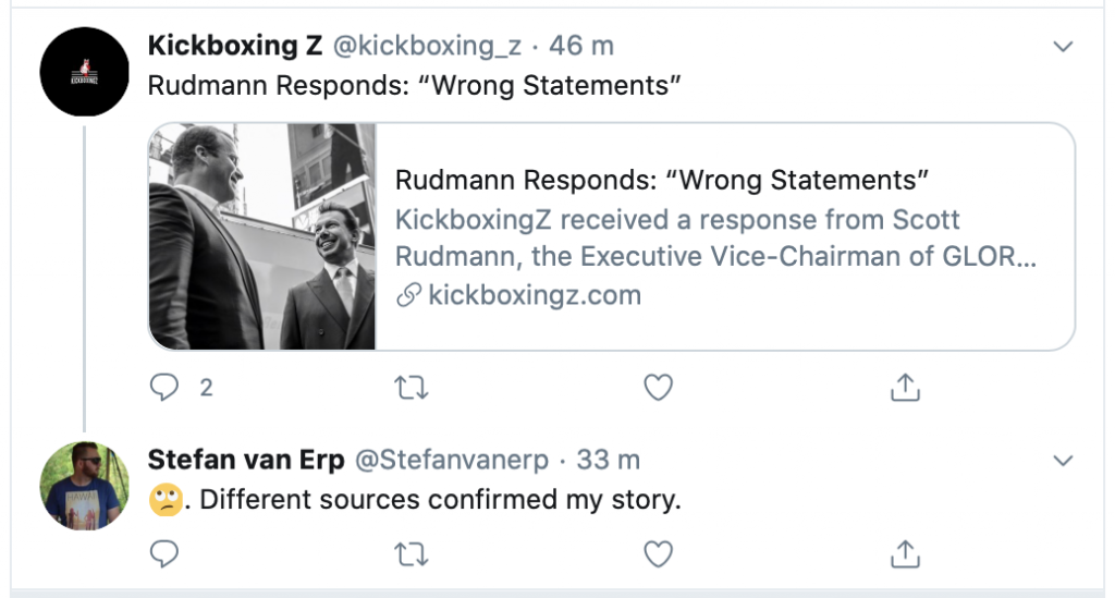 ONZIN: GLORY topman Scott Rudmann reageert op aantijgingen | Vechtsport ...
