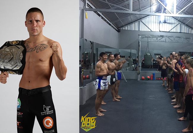 Kickboks legende Andy Souwer ambassadeur Kingdom Fight Gym Cambodja