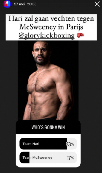 Gevecht Badr Hari vs James McSweeney: Dit voorspellen de fans | Vechtsport info