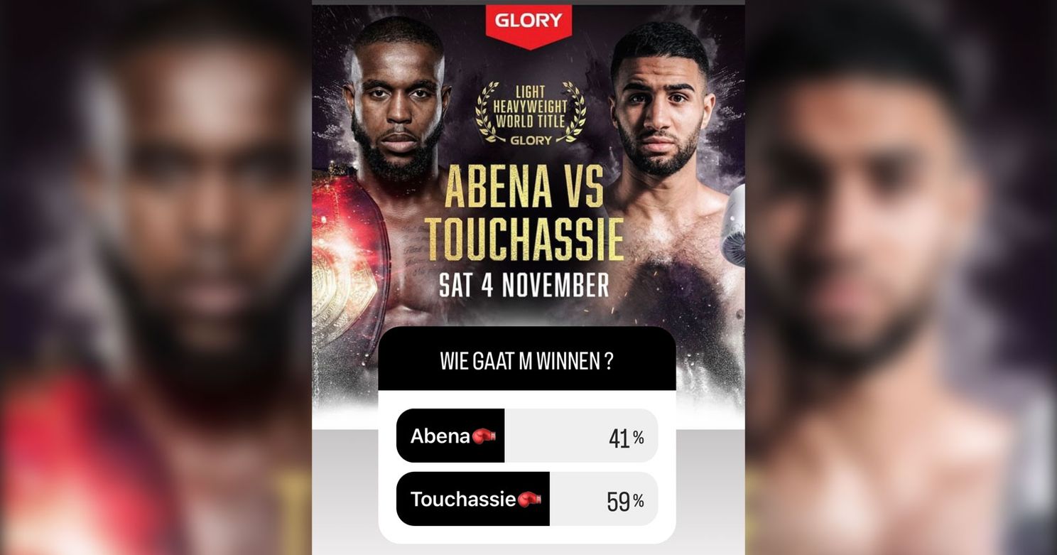 Verrassende Poll uitslag Donegi Abena vs Mo Touchassie gevecht! 'Dit is de favoriet ...