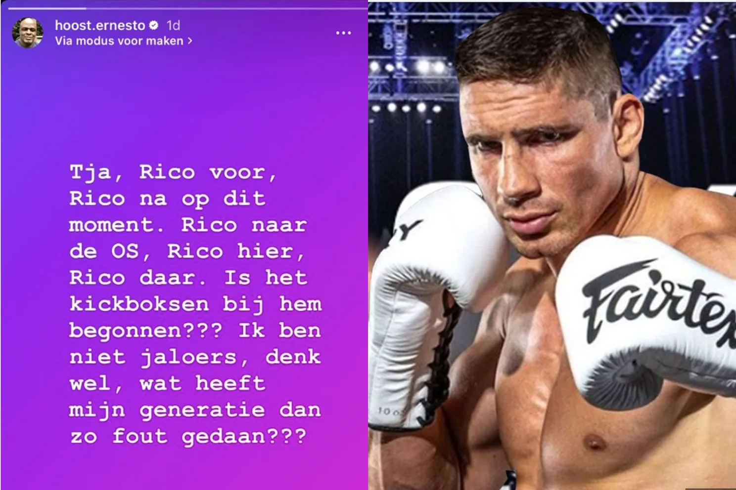 Ernesto Hoost haalt fel uit naar Rico Verhoeven na delen video ...