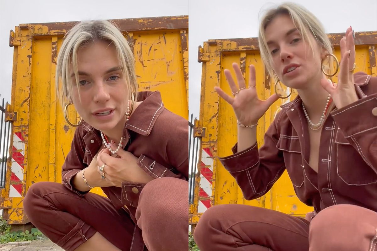 Maan geeft iets méér inkijk dan bedoeld in losgeknoopt shirtje (Video)