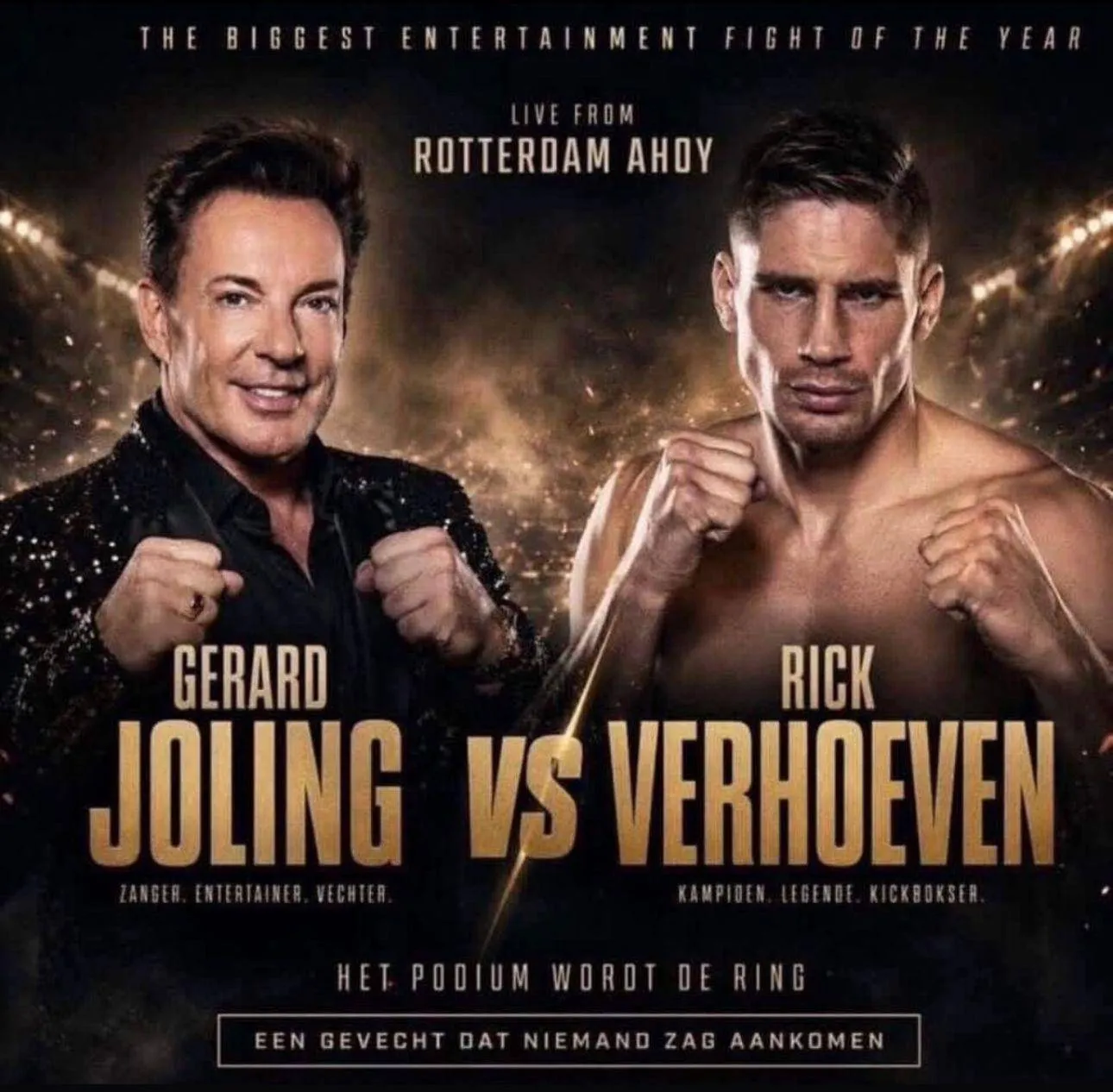 Nieuwe close-up beelden: Gerard Joling slaat biergooier op podium en ...