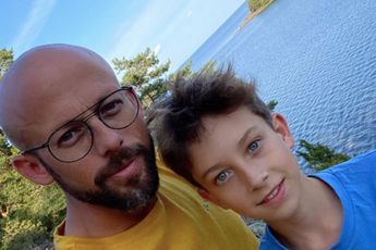 Stress slaat toe bij Beau, de zoon van Staf Coppens: “Hij is hier heel ...