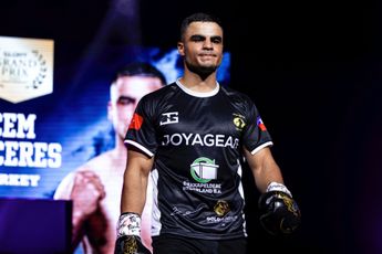 Foto's Glory gevecht laat impact knock-out zien: 'Caceres stalen vuisten'