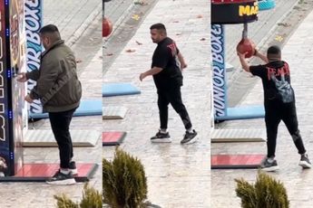 Rapper Sjaak heeft goed uitzicht op bikini Zangeres Maan | VK Magazine