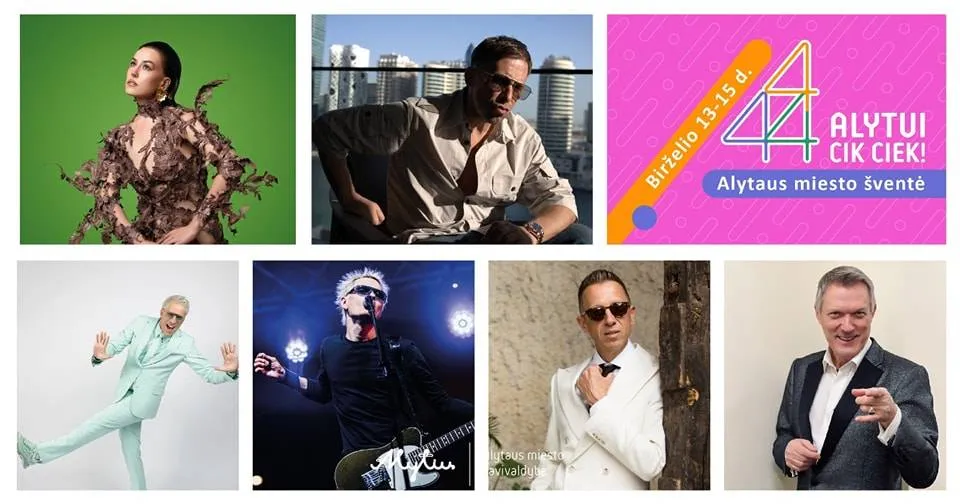 Alytaus miesto gimtadienio šventė „Alytui 444 – cik ciek...“ kviečia ...
