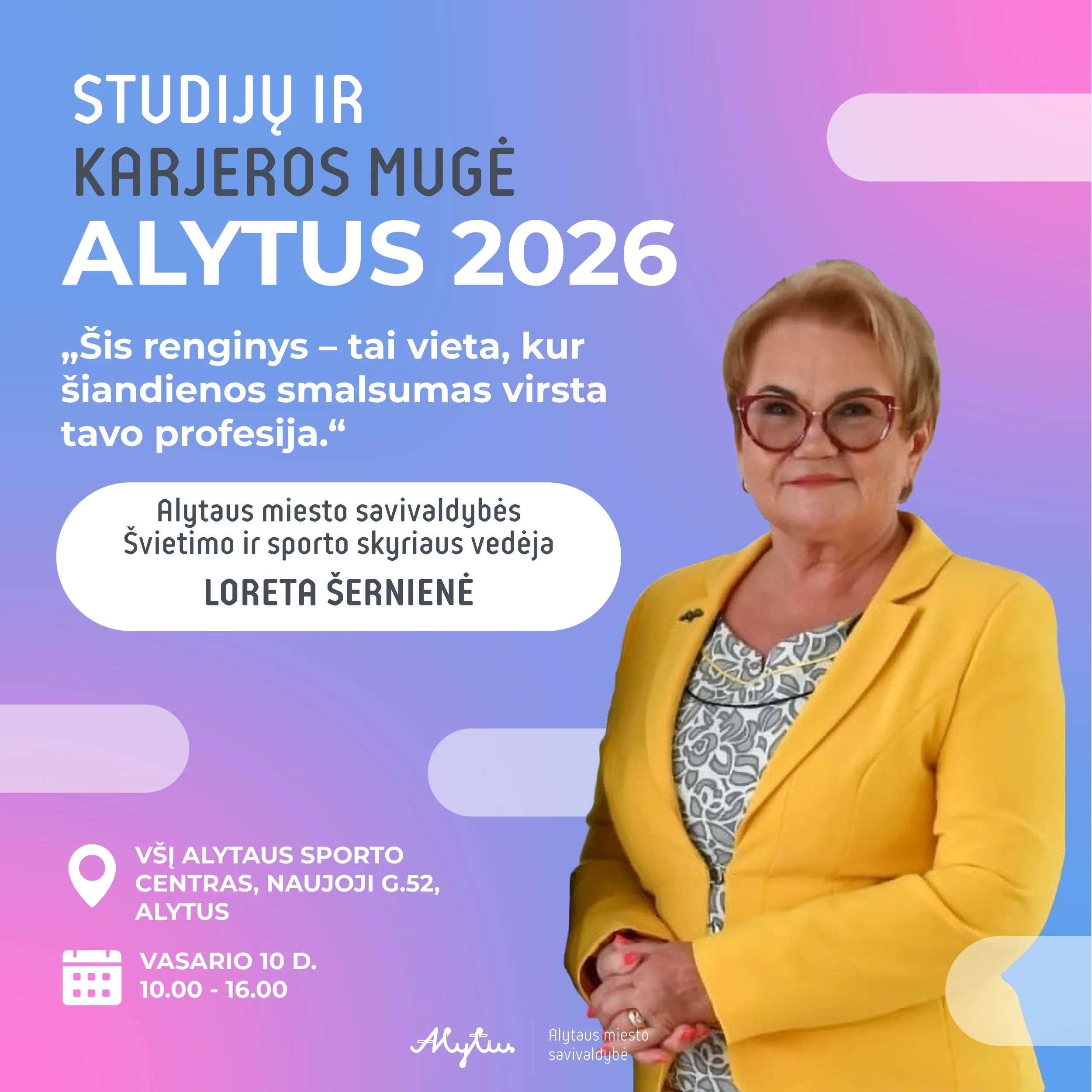 Kauno kolegijos Alytaus fakultetas kviečia studijuoti