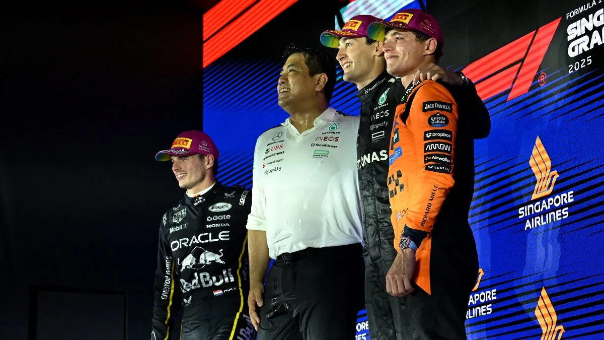 Formula 1 Singapore: Norris fa tris ma Verstappen limita i danni