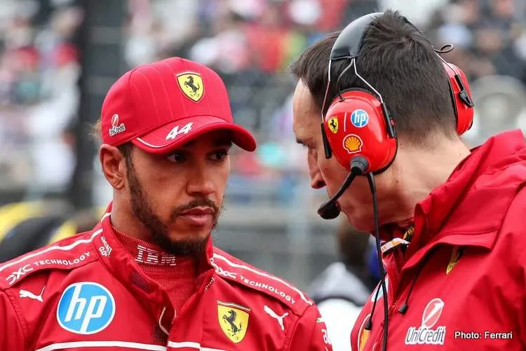 Lewis Hamilton will get a new Ferrari race engineer for 2026 Formula 1 ...
